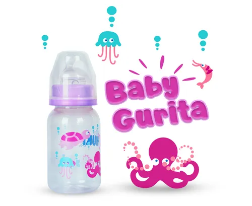 BOTOL PP SP ROUND 120 ML GURITA | Botol Bayi | PT DISTRIVERSA BUANAMAS