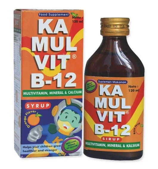 KAMULVIT B12 SYR 120 ML | Suplemen Kesehatan | PT DISTRIVERSA BUANAMAS