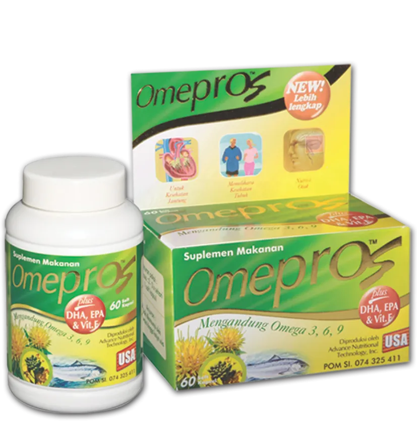 OMEPROS SOFT CAPSULE @60 | Suplemen Kesehatan | PT DISTRIVERSA BUANAMAS